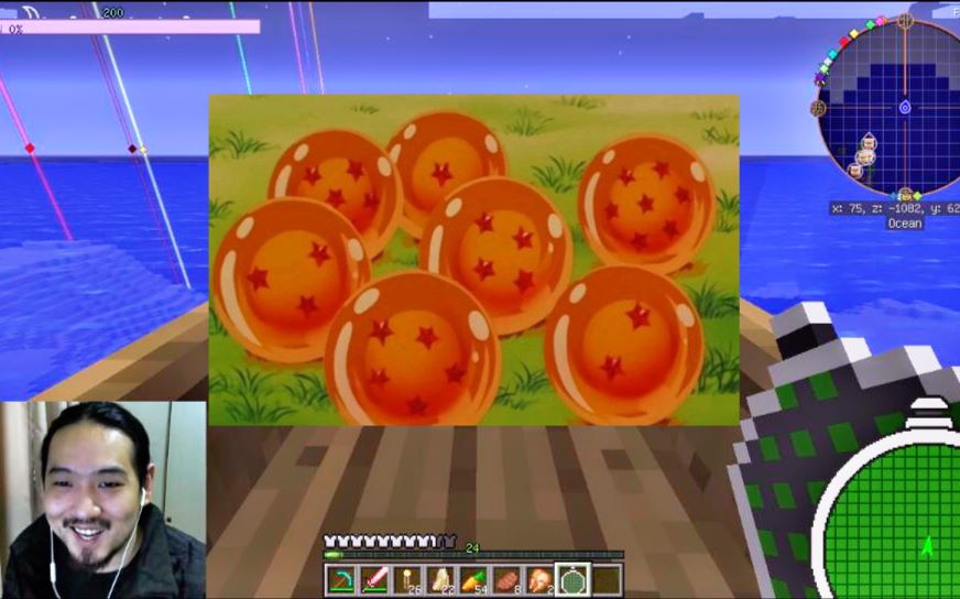 【nor叔】我的世界七龙珠大冒险15 挖矿做龙珠探测器,出发寻找龙珠