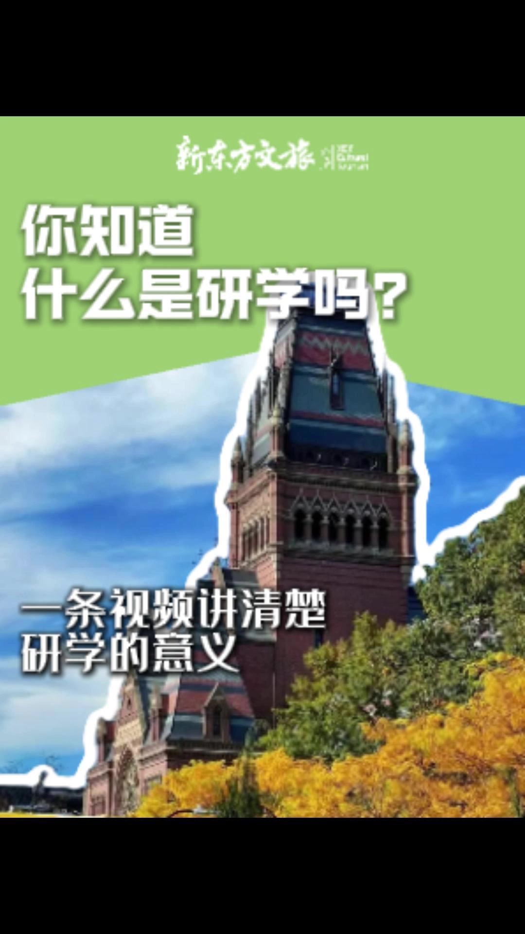 一条视频捋清楚研学的意义 #新东方研学 #研学旅行 #寒假研学 #旅行...