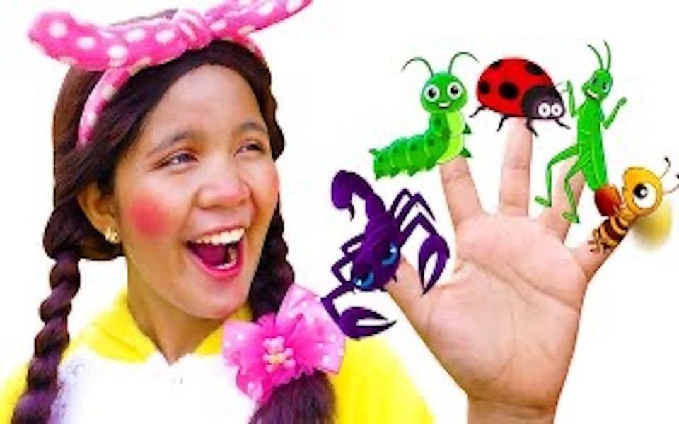 手指家族(昆虫版) Finger Family (Insects Version) CutieKids_可爱儿童