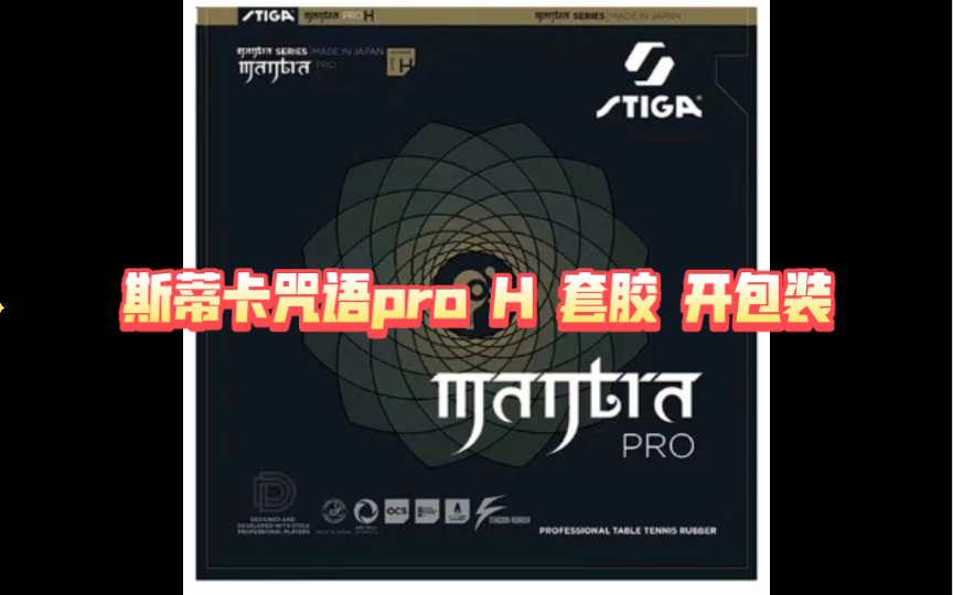 斯蒂卡新出的咒语pro h套胶 稳定性和速度都还不错 初步感觉凑合