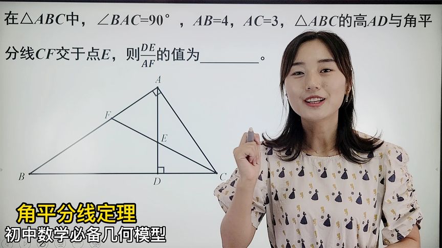 【角平分线定理】用108个视频讲遍初中数学必备几何模型