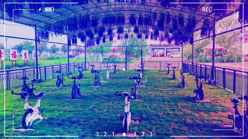 户外动感单车训练营,每天晚上激情震撼互动45分钟(震撼动感音乐