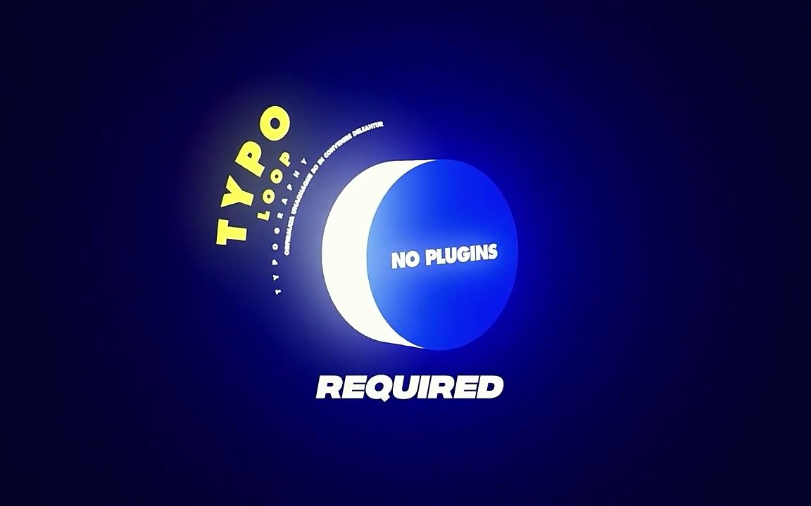 AE模板-45组创意文字标题排版无限循环动画