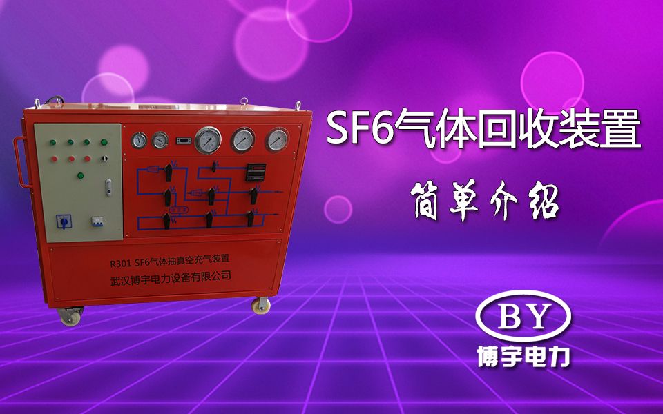 SF6气体回收装置-SF6抽真空充气装置 -- 博宇电力