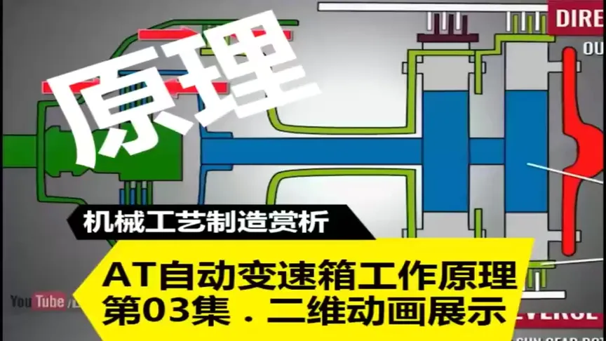让你3分钟看懂AT自动挡变速箱工作原理的动画