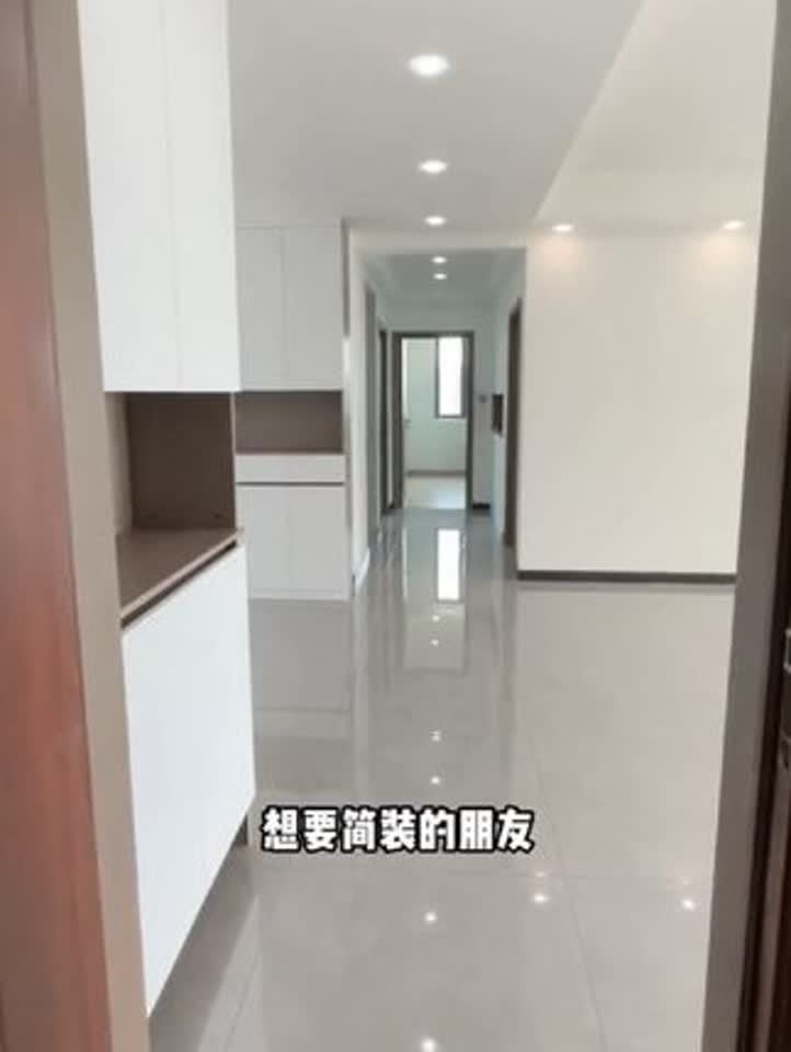 想要简装的朋友,可以做个参考 #装修完工实景 #装修 #现代简约 #室内...