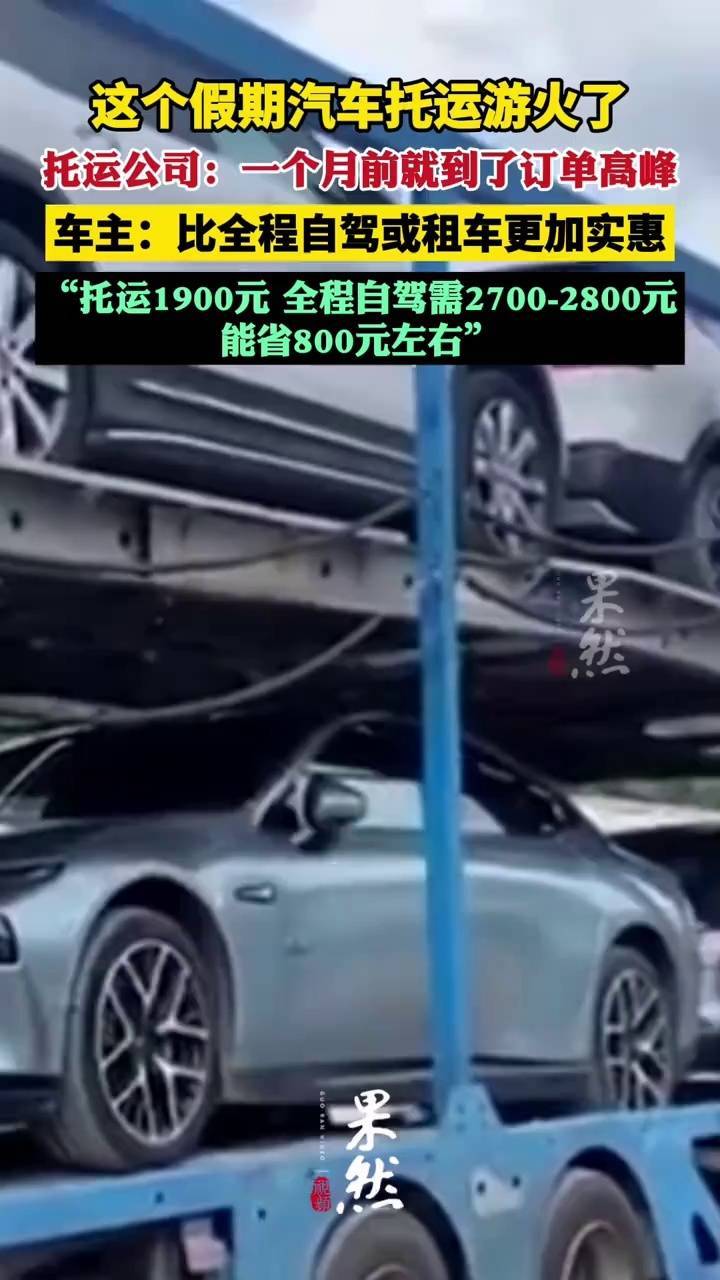 这个假期汽车托运游火了 汽车托运订单爆满(央视财经)