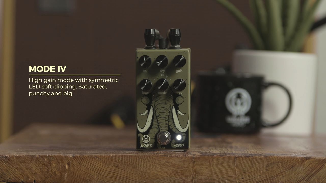 吉他手效果器板的不二之选!Walrus Audio Ages Five-State Overdrive...