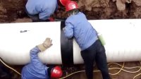 2.宝鸡石油机械旧厂改造施工现场(大口径PUC-U缠绕管焊接工艺)