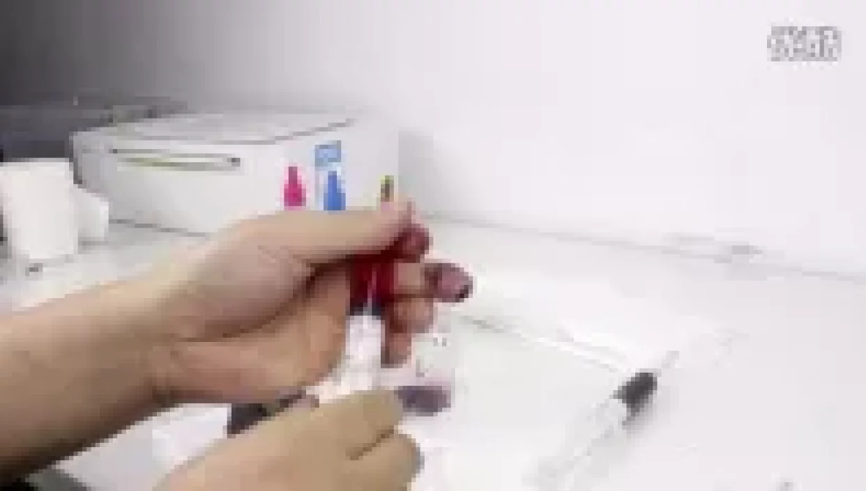 惠普彩色墨盒加墨方法以及维护调整过程