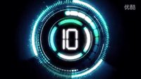 科技感HUD十秒倒计时视频素材