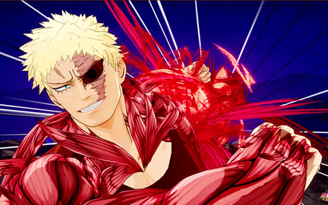 《我的英雄学院 一人正义》新角色(肌肉嗜血男、格兰特里诺)实机试玩...