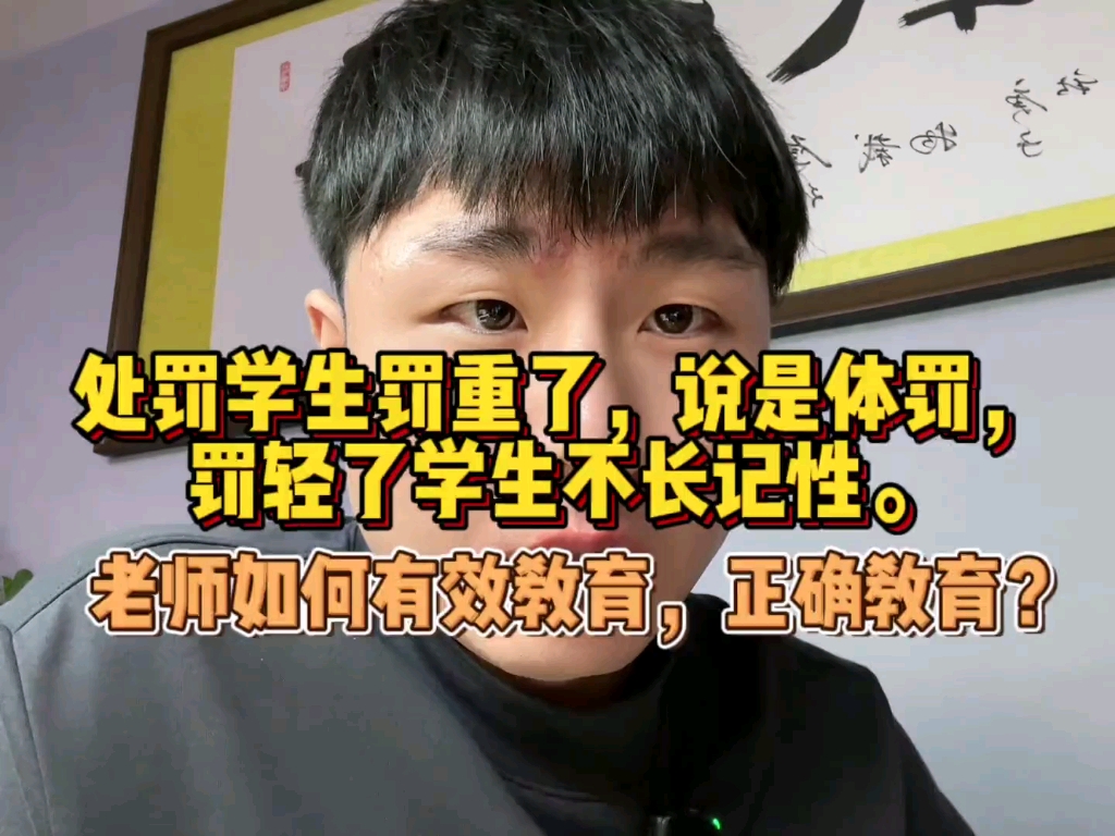 怎样才是有效惩罚?