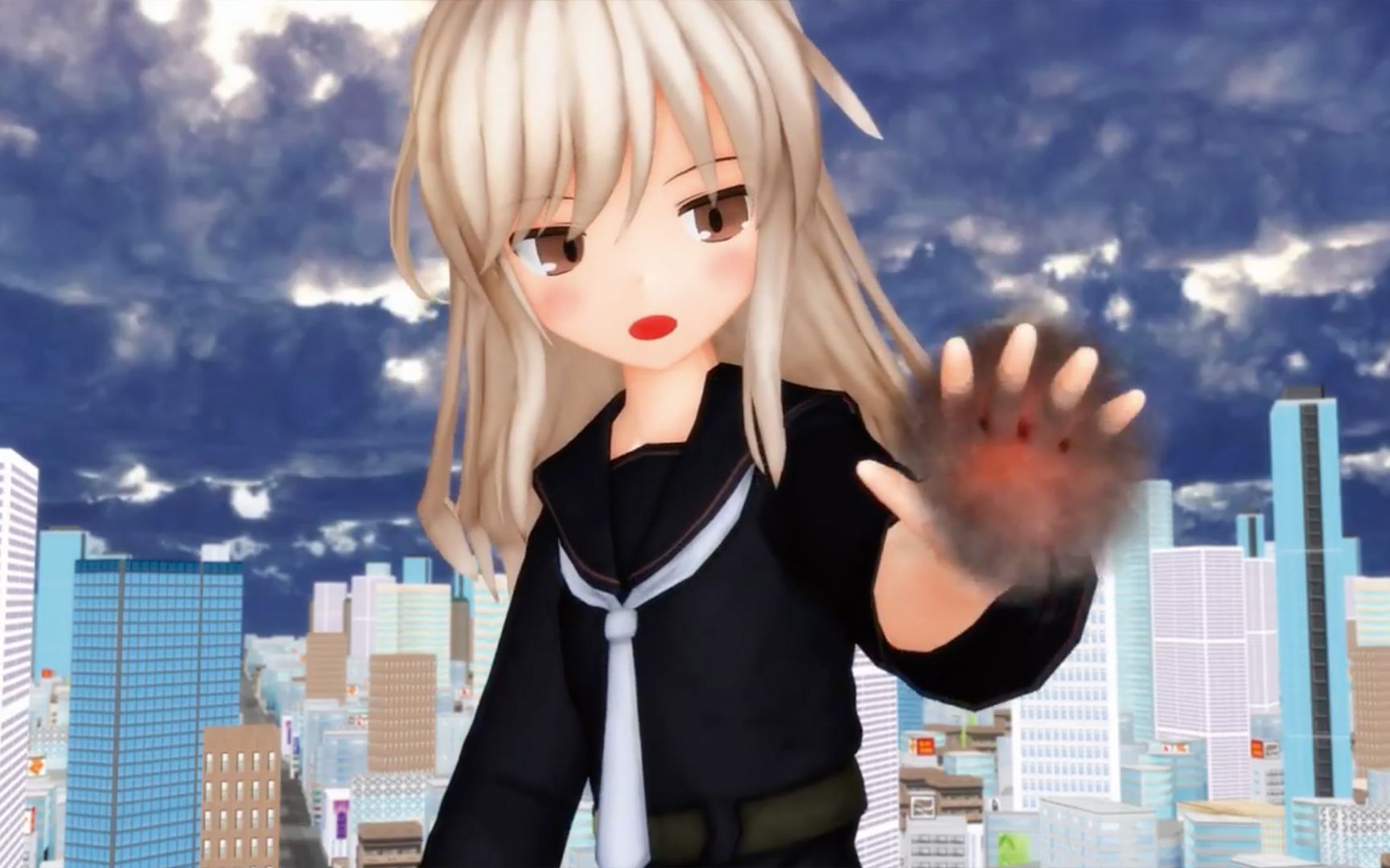 MMD 巨型女孩巨大娘与反抗的军队 进击的巨人「猎奇游戏体验」