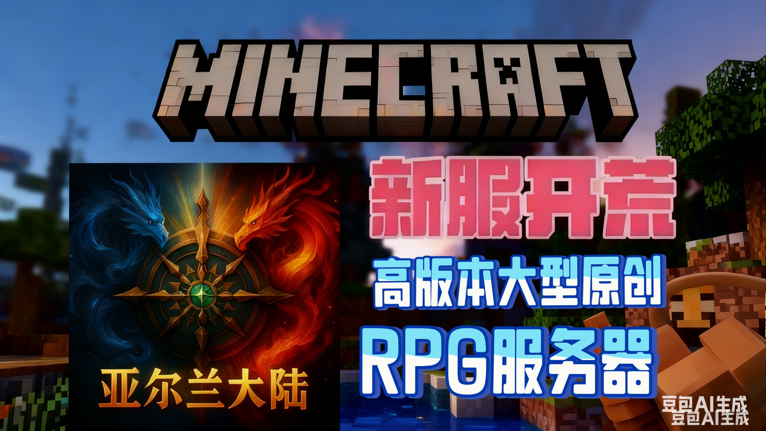 【我的世界】一年时间,五万资金打造的rpg服务器?