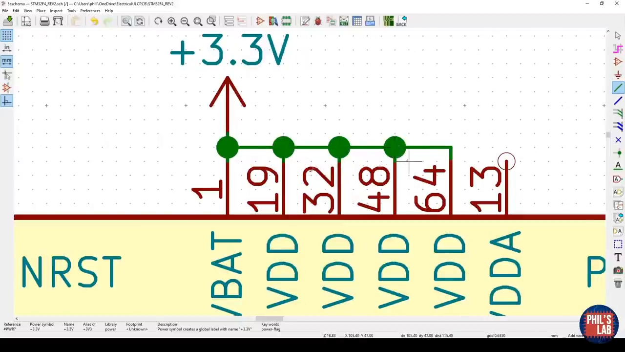 KiCad STM32 + USB +降压转换器PCB设计和JLCPCB组装-电巢