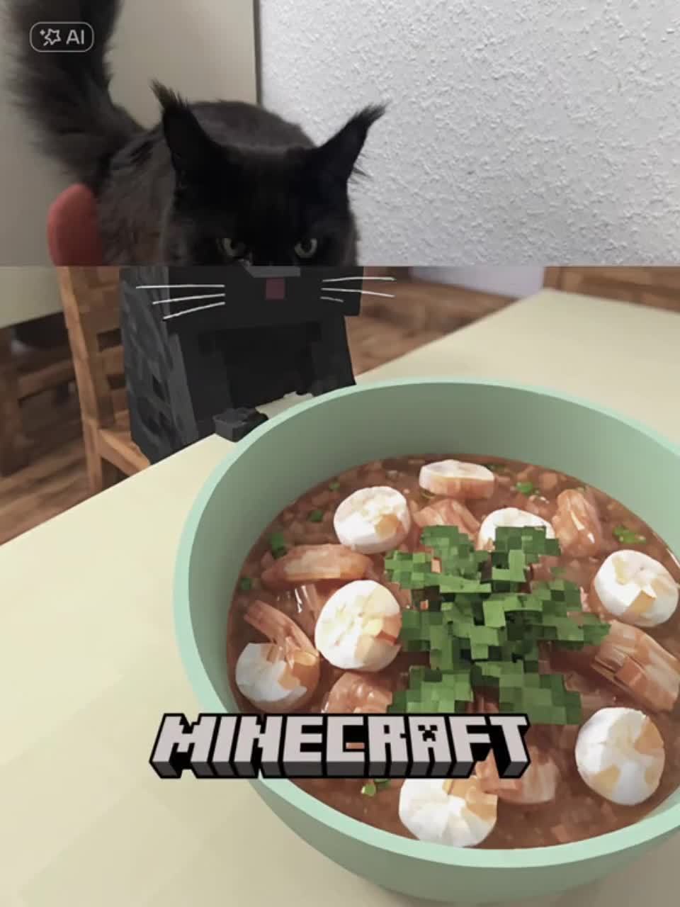 #我的世界 #minecraft #ai #猫咪