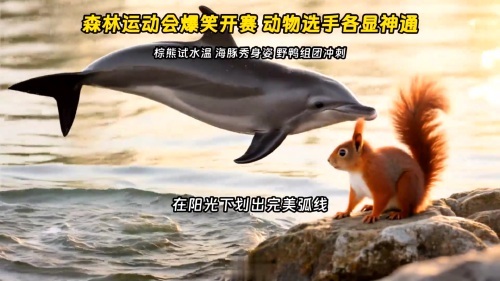 森林运动会爆笑开赛 动物选手各显神通