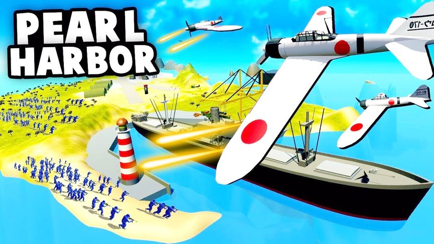 战地模拟器!太平洋战争!超级战舰大战日本大和号航母?