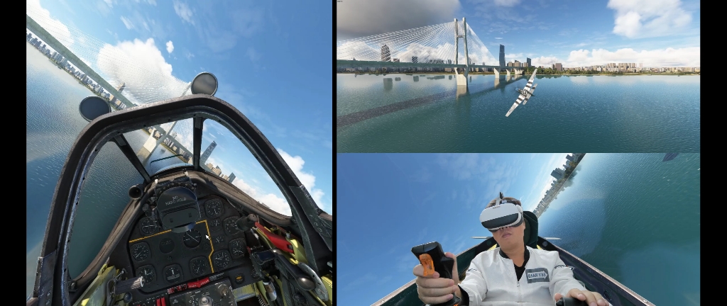 微软模拟飞行2020VR,武汉之旅