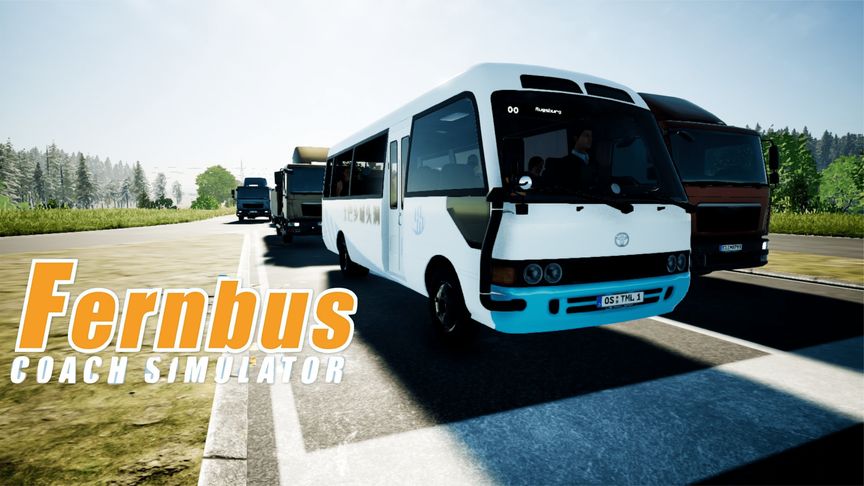 傻康频道 德国长途客车模拟 小巴BB40雷根斯堡检票出发到奥赫茨堡