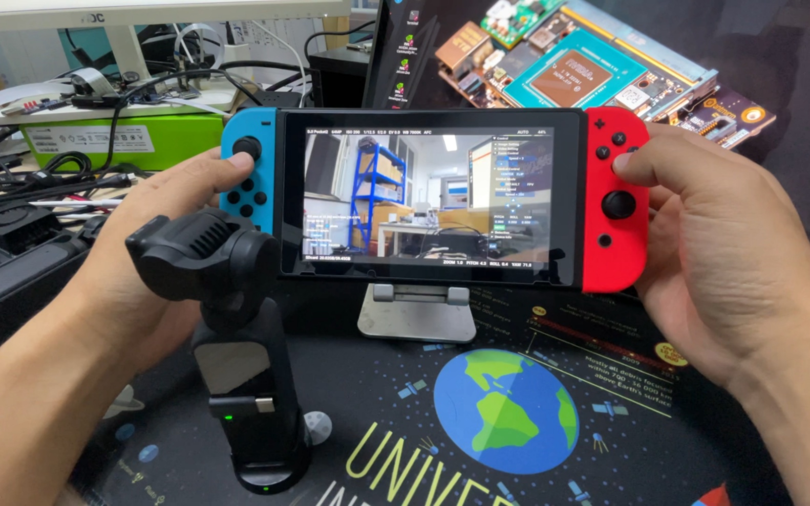 Switch上实现控制大疆OSMO Pocket2?