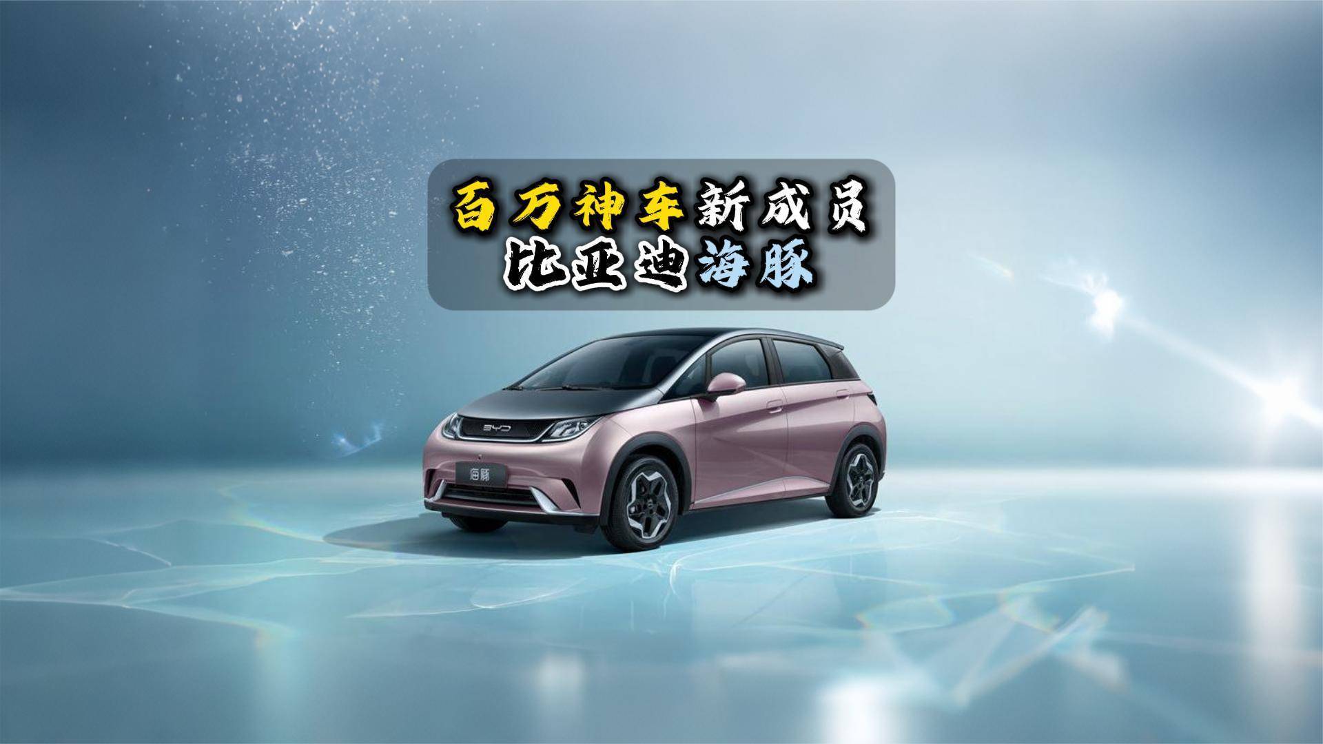 百万神车新成员比亚迪海豚