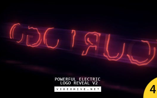 AE模板-快速旋转特效的动态LOGO片头模板动态徽标视频动态标识...