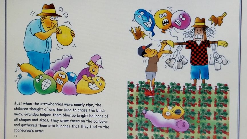 听Michael宝贝原汁原味美式英文,每日英文有趣小故事阅读-稻草人