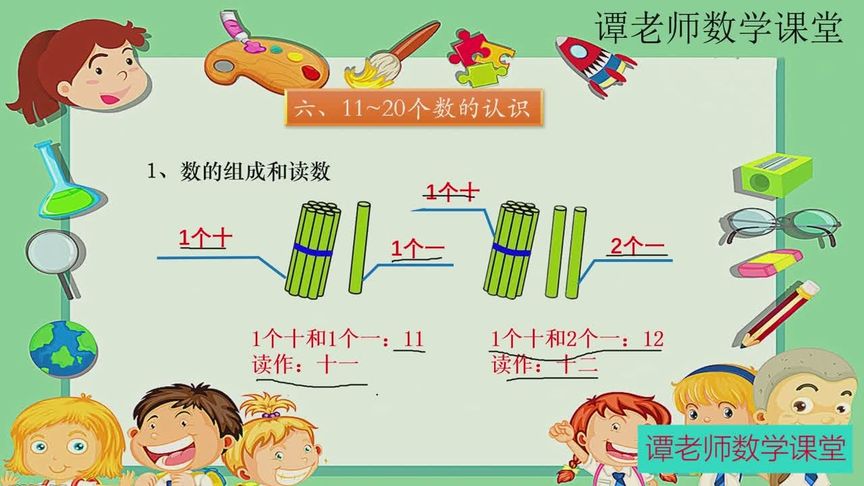 小学一年级数学,数的组成和读数,常考又容易出错的知识点