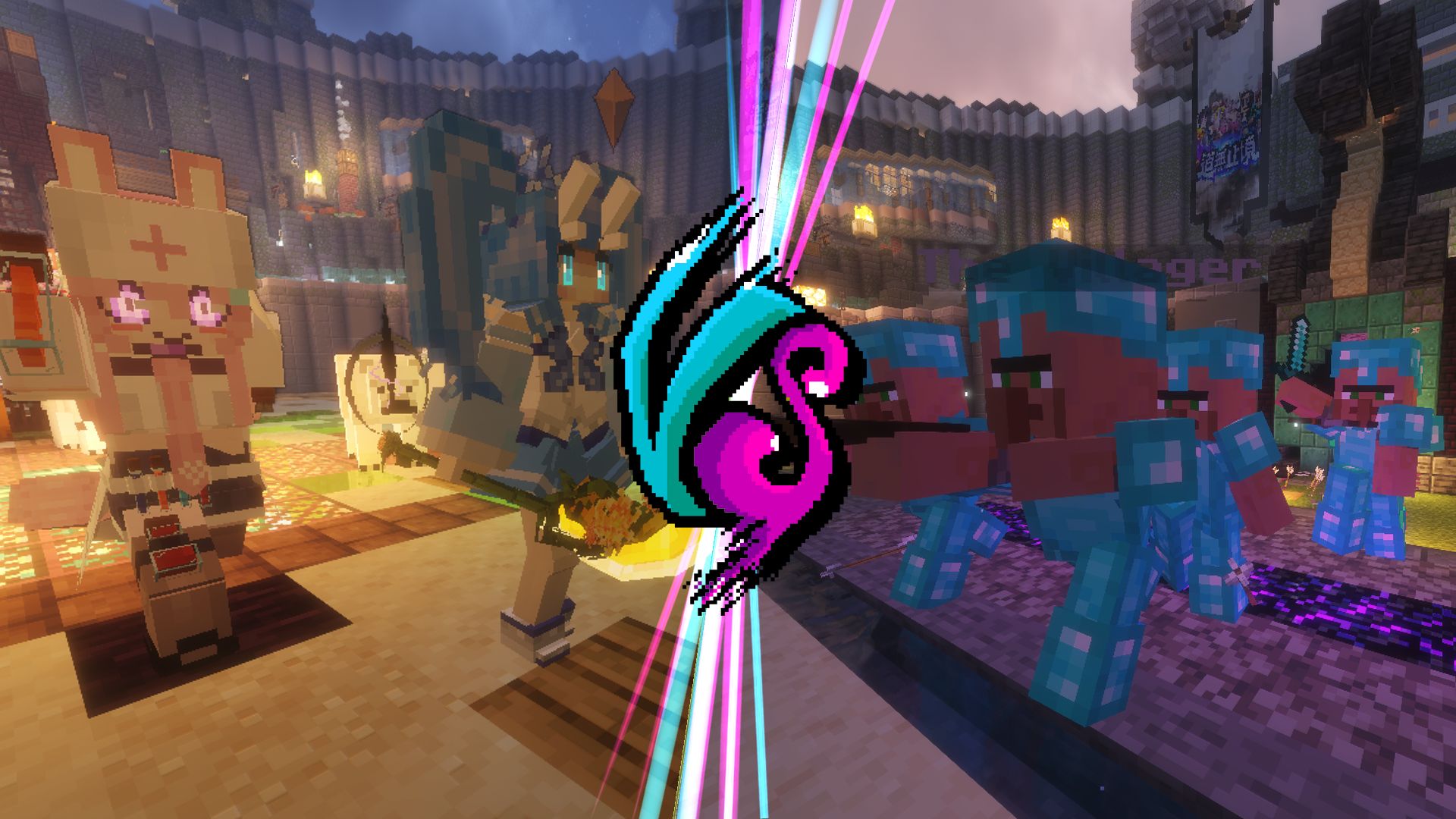 ...挑战冒险者公会, 但奶妈是新手! ◈ Minecraft 战斗数据搜集_我的世界