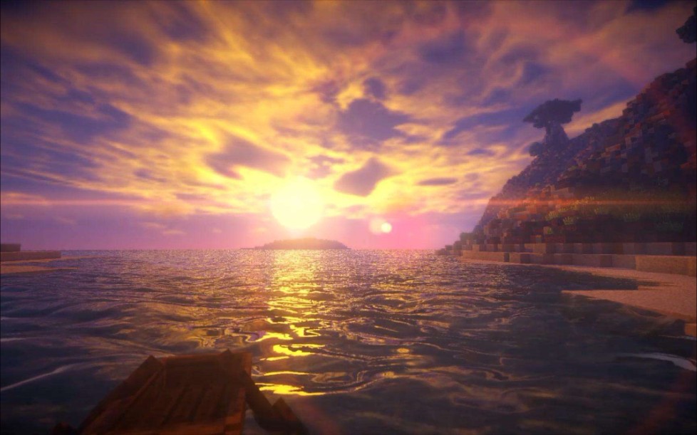 【Ctt丶/最强光影!】《我的世界》这可能是我的世界手机版画质最好的...