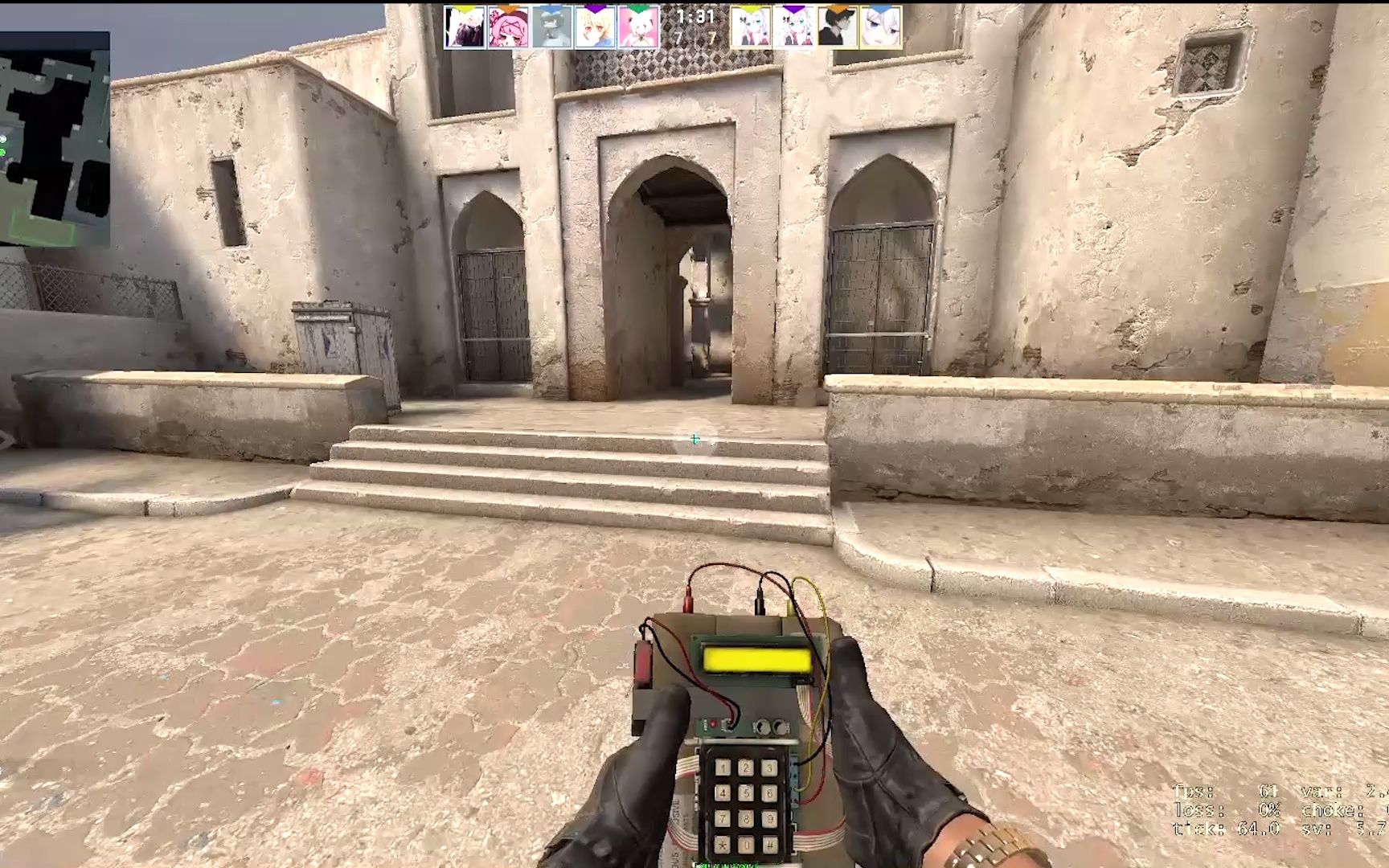 CSGO C4炸弹安放秒炸演示