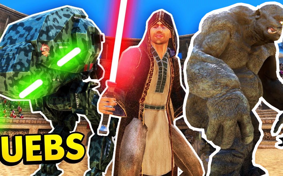 史诗战争模拟器1万独眼VS1万机械狗 星球大战 鲤鱼Ace