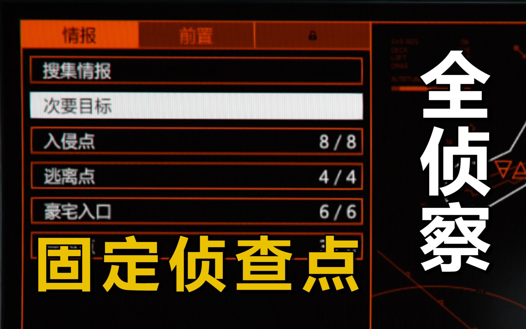【寒木方】佩里科岛DLC之"固定侦查点"全侦察攻略!