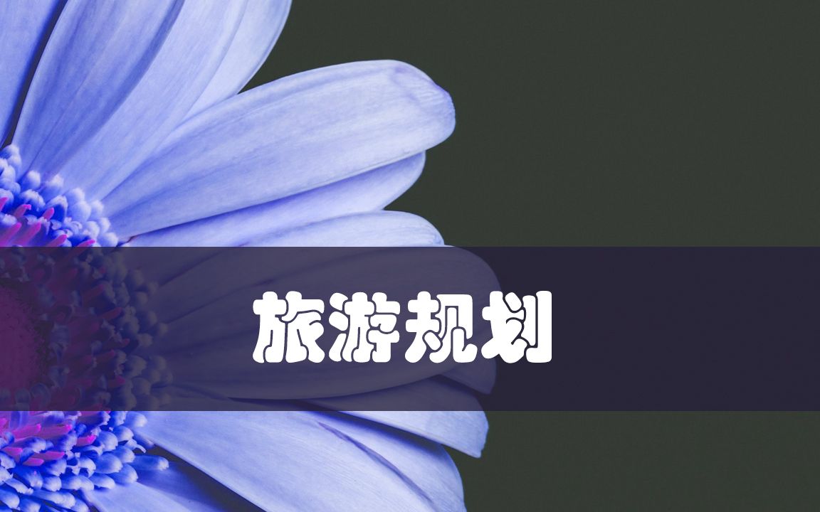 旅游规划三