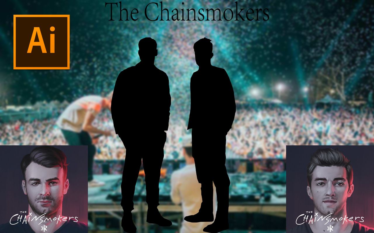 【AI】使用AI制作The Chainsmokers(烟鬼)的剪影