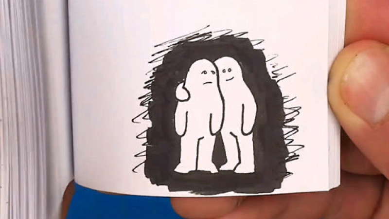 翻页动画书一个温暖又治愈的故事