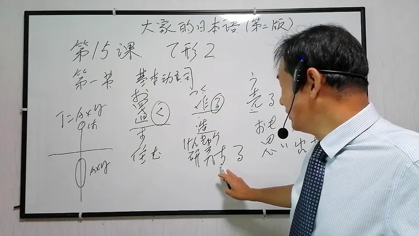 S3 大家的日语第15课第一节基本动词变化“学浪计划”