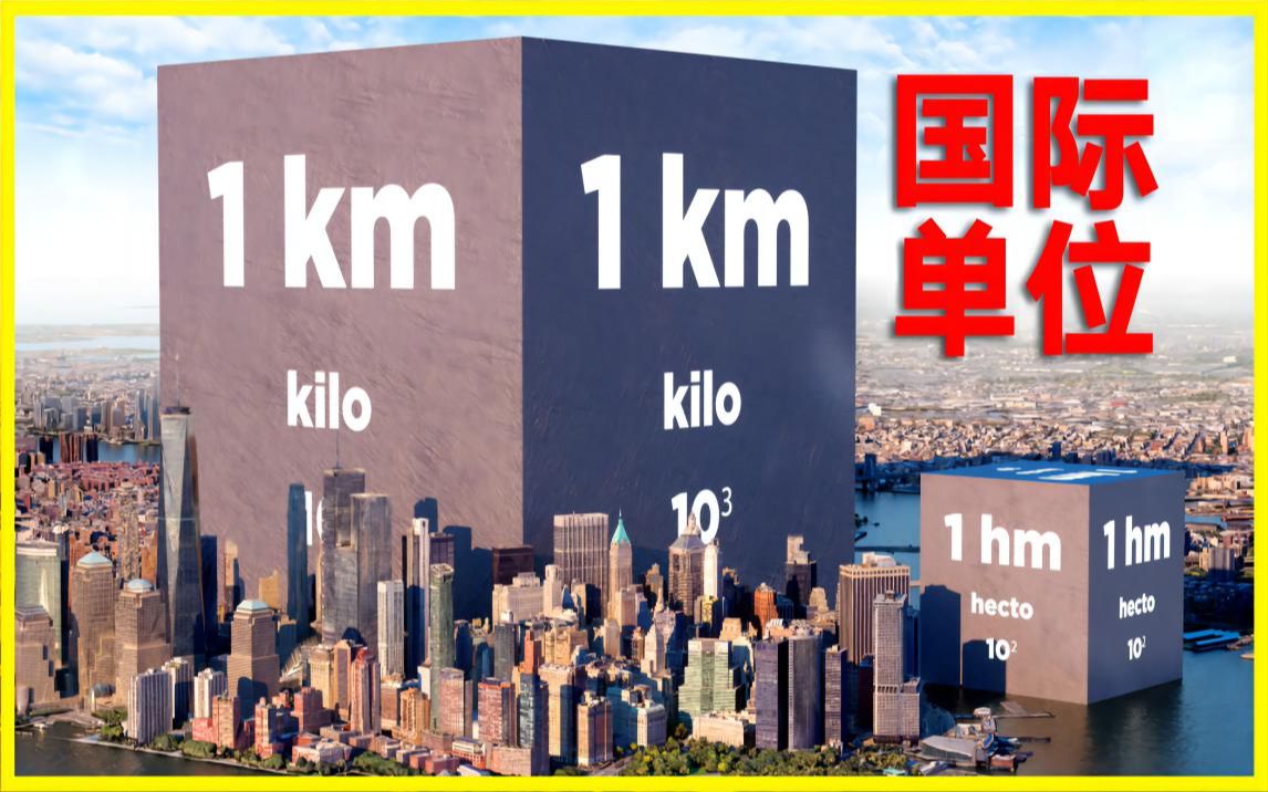 ߟ�国际单位制词头ߟ�3D动画(规模排列) (.纳米-厘米-米-千米.)