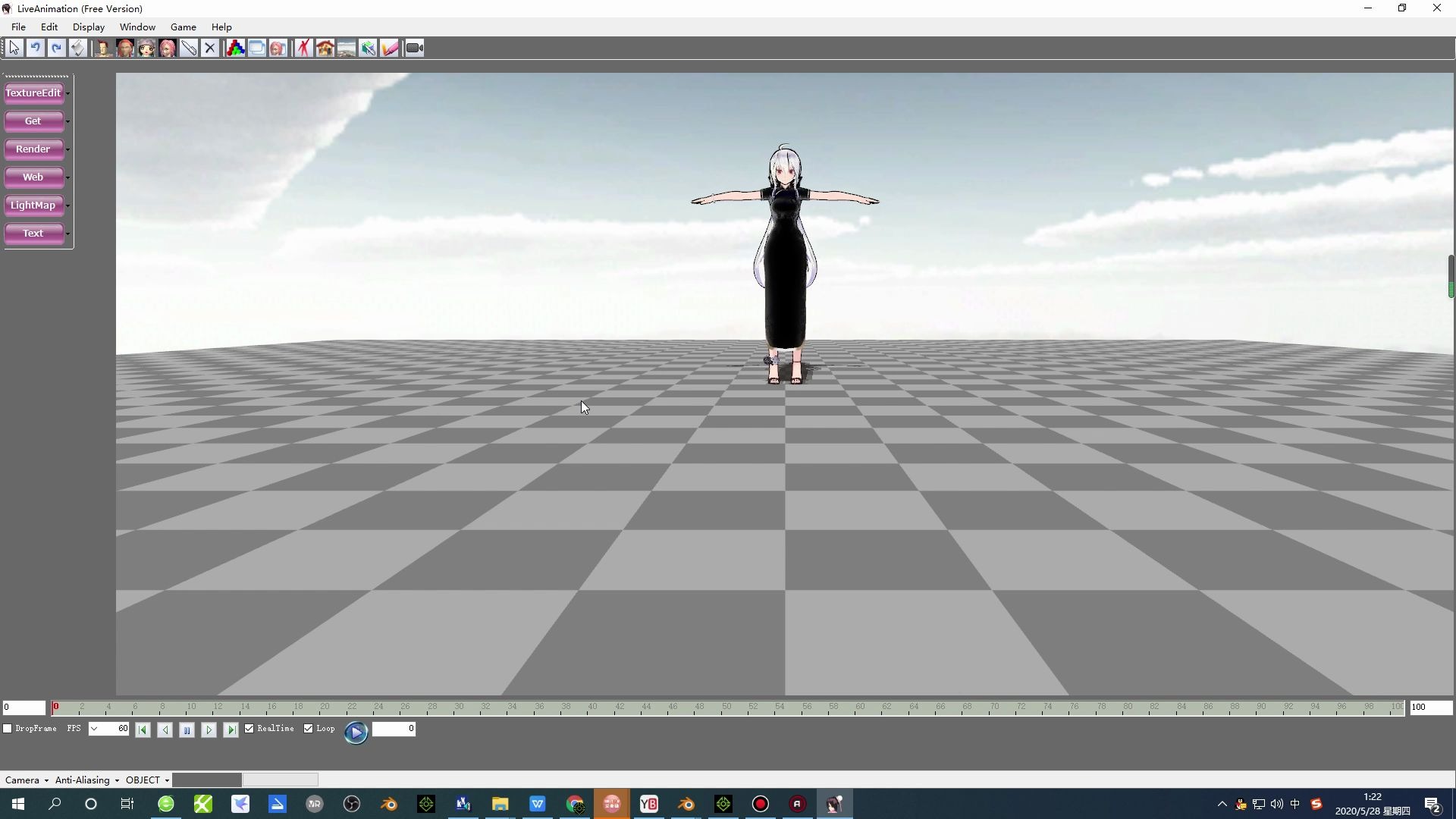 不使用blender和C4D也可以到处mmd的人物模型到iclone
