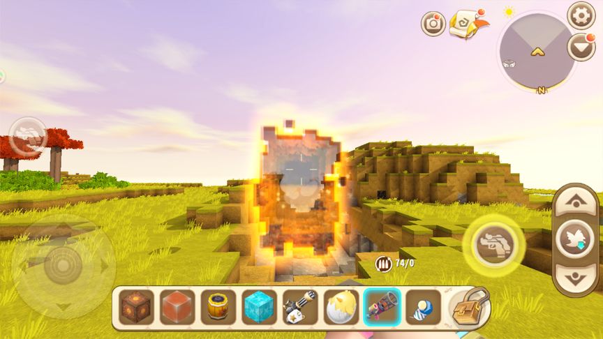 迷你世界 火箭炮能不能穿过地狱门