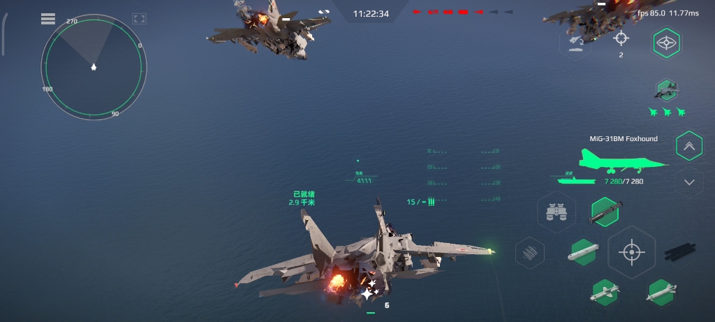挂着两个散热器飞了一晚上,挑战记录3120km,米格31已经开始发癫了