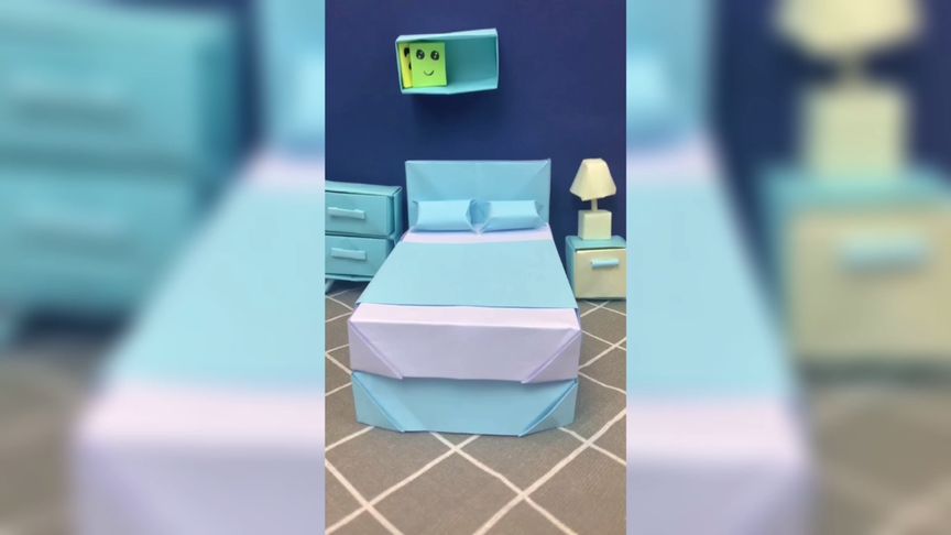 迷你家具手工折纸,快设计一套属于自己的房间吧