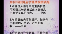 消息的倒金字塔结构