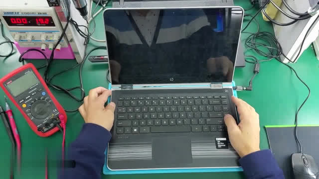 HP笔记本不开机,主板焊盘烧糊焊不上,改装大号MOS管