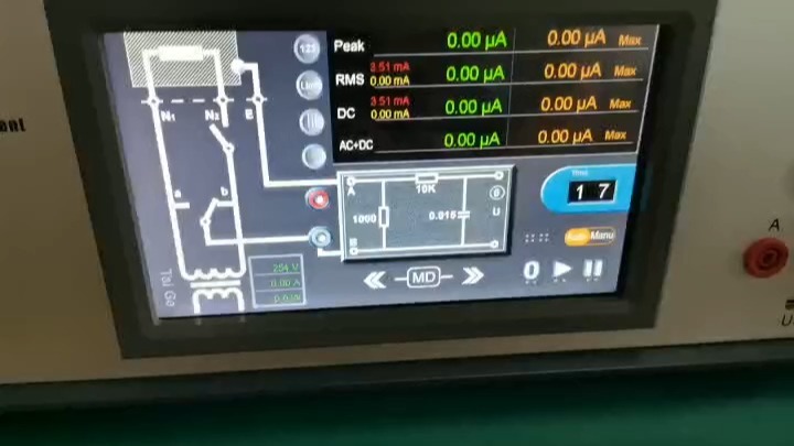 TG76000 接触电流操作泄漏电流测试仪操作视频