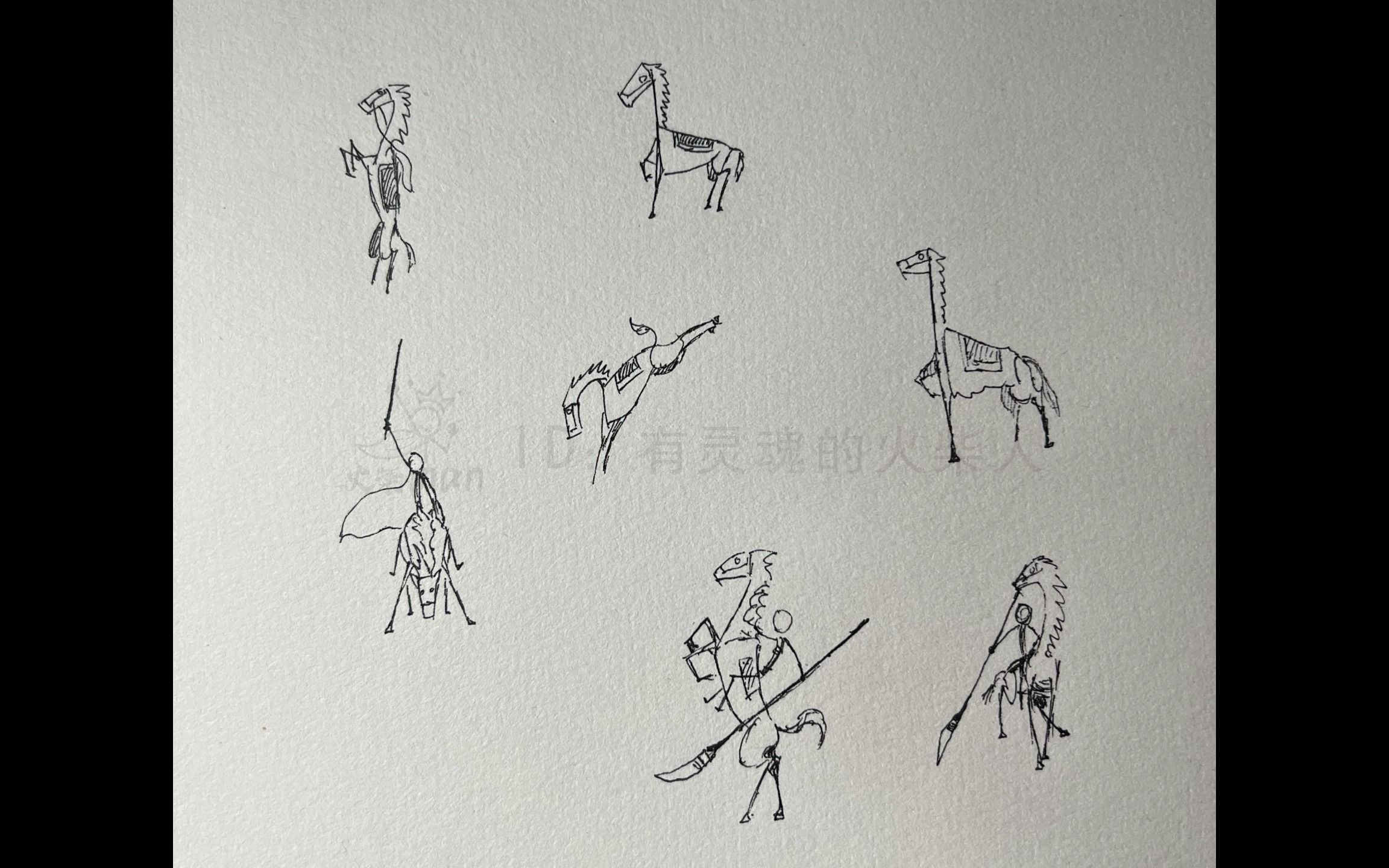 马的画法第一期