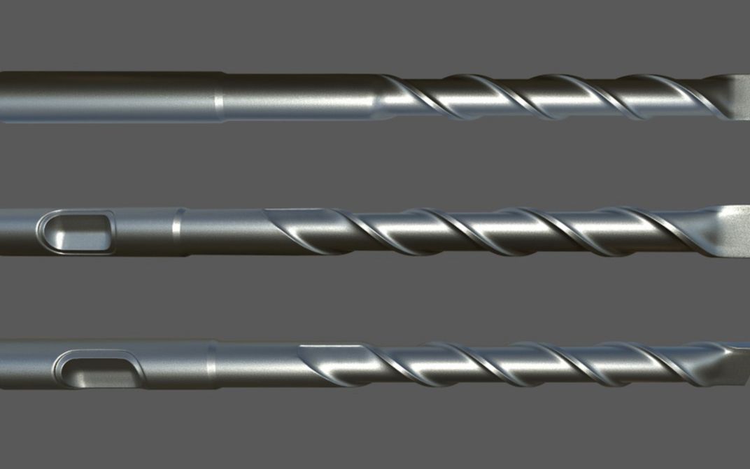 MAYA硬表面建模--金属钻头