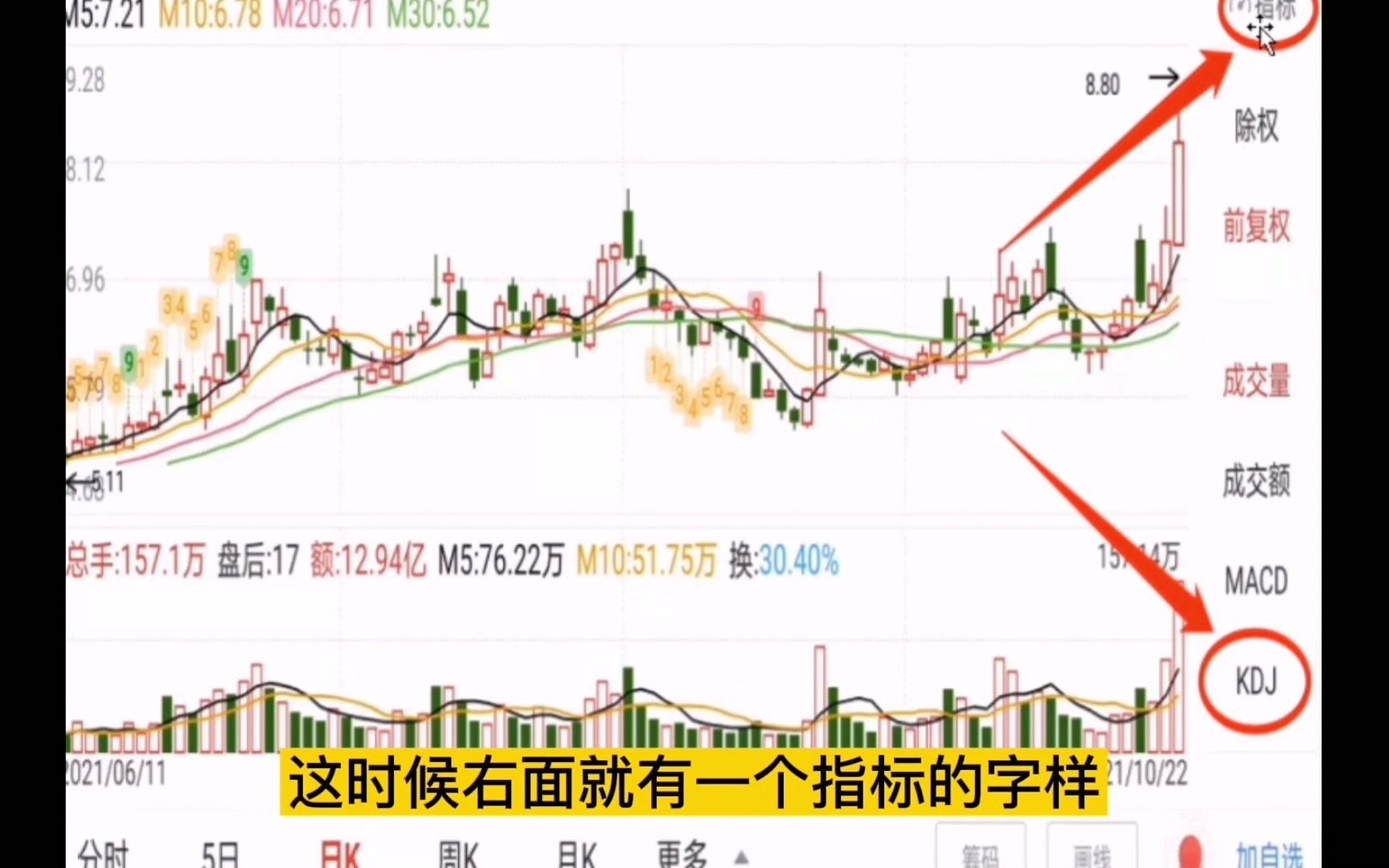 教你手机如何修改指标参数,不求人轻松学会,让炒股更上一台阶!